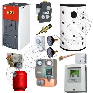 Kit chaudiere bois | Chaudière bois avec ballon tampon | Régulation chaudière bois